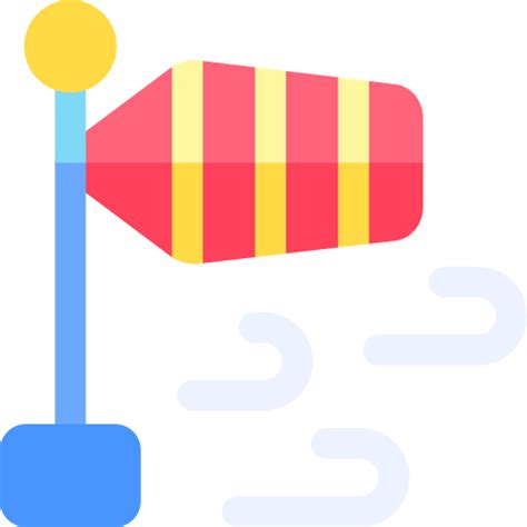 Wind Vane Basic Rounded Flat Icon