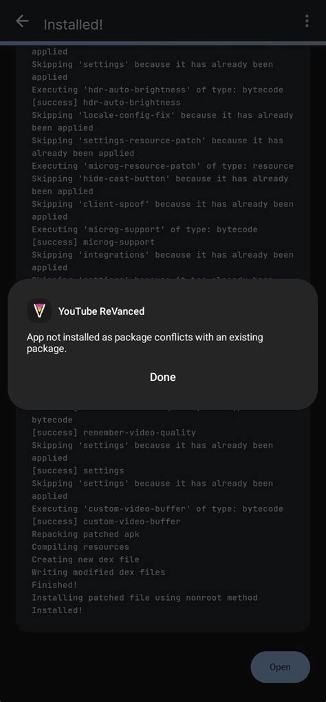 Cant Install After Patching Gives The Same Error You Get When You Try To Install Apks That