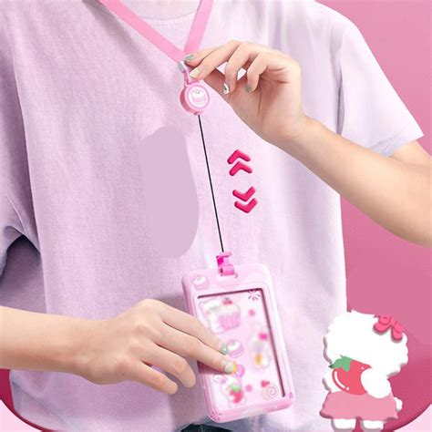 도매콜 Abm카드목걸이 핑크디자인랜덤