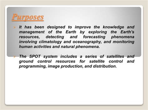 Spot 7 Satellite Pptx Geography Science