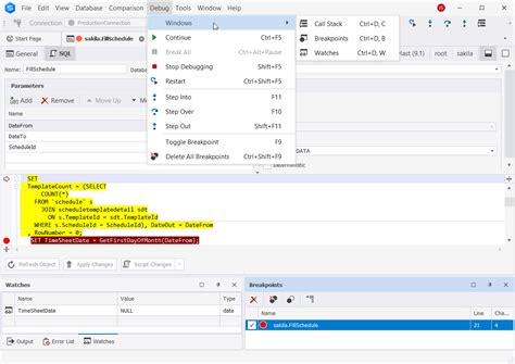 Debug Mysql Stored Procedures Easily With Dbforge Studio For Mysql