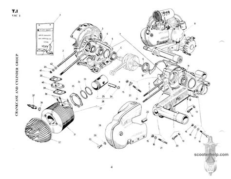 vespa engine diagram vespa super vespa diagram