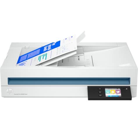 Hp Scanjet Pro N4600 Fnw1 Flatbed Scanner With Single Pass Duplex Scanning And Adf 20g07a