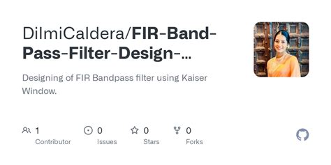 github dilmicaldera fir band pass filter design using kaiser window