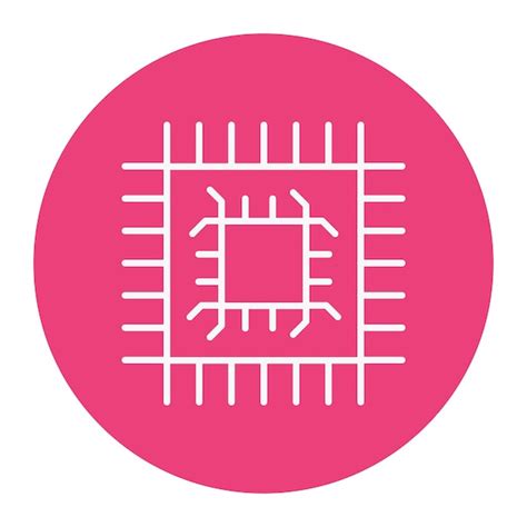 Premium Vector Microchip Vector Illustration
