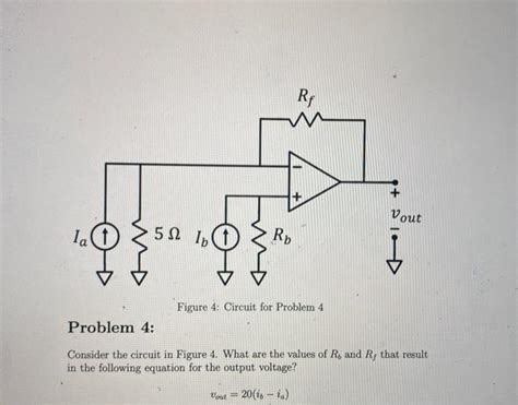 Solved Figure 4 Circuit For Problem 4 Problem 4 Consider