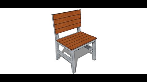 Sketchup Tutorial D SIMPLE CHAIR YouTube