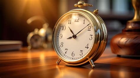 Premium Photo Time Mastery An Alarm Clock A Symbol Of Punctuality And