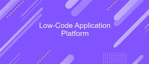 Low Code Application Platform Apix Drive