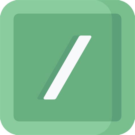 Slash Special Flat Icon