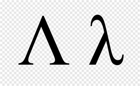 Lambda Greek Alphabet Letter Greek Numerals Symbol Angle Text Png