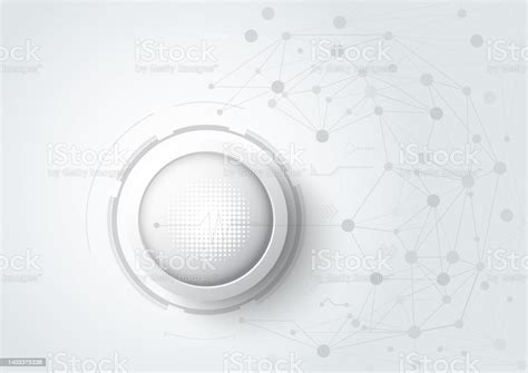 기술 도트와 라인 회로 기판 질감 추상 3d 디자인 배경 현대 공학 미래 지향적 인 과학 통신 개념 벡터 일러스트레이션 원형에 대한 스톡 벡터 아트 및 기타 이미지 Istock
