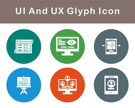Ui And Ux Vector Icon Set 20729612 Vector Art At Vecteezy