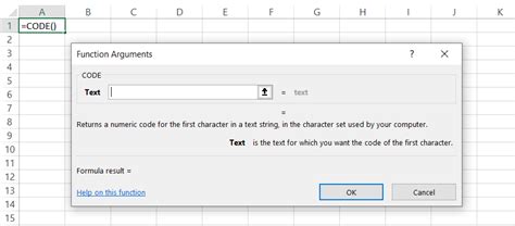 CODE Function Examples Formula How To Use CODE In Excel Wall Street Oasis