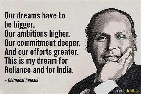 25 Best Dhirubhai Ambani Quotes On Hardwork Success And Business