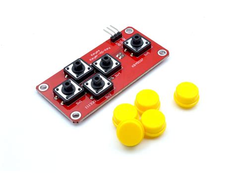 Teclado Analógico De 5 Pulsadores Para Arduino Digital Codesign