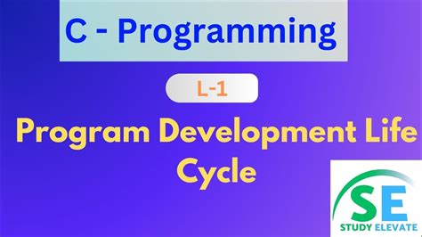 Program Development Life Cycleprogramming In C Clanguage Programming