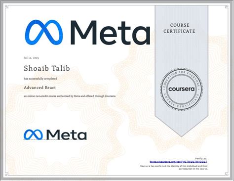 completed advanced react on coursera learned a lot shoaib talib
