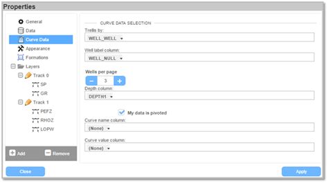 Well Log Visualization User Guide How To Create A Well Log Visualization Ruths Ai Product Support