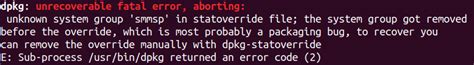 Résoudre Lerreur Dpkg Unrecoverable Fatal Error Tutoxfr