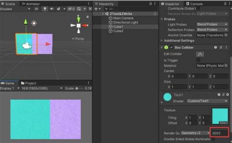 Unity渲染顺序queuezwriteztest 白泽图