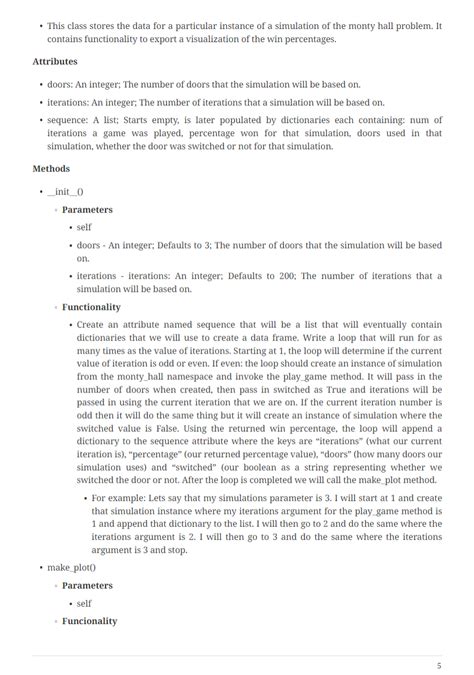 Solved Homework Monty Hall Simulation Table Of Contents 1 2