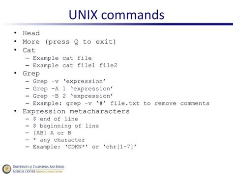 Ppt Unix Commands Powerpoint Presentation Free Download Id3753281