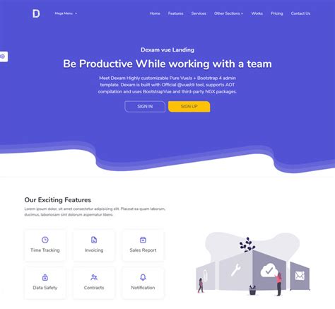 Dexam Angular 9 Html Bootstrap 4 Template For Sass Startup