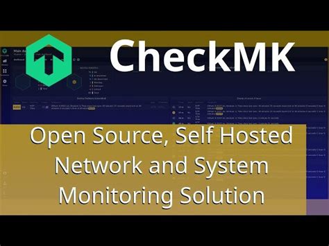 Free Video Checkmk An Open Source Self Hosted Network And System Monitoring Tool That Is
