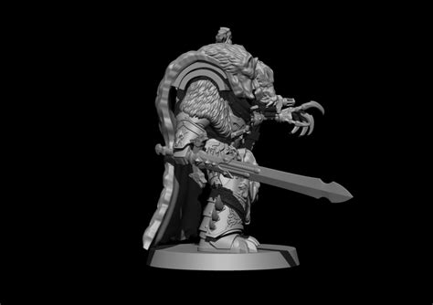 3d File Heavy Death Wolf Commander 🐺 ・3d Printer Design To Download・cults