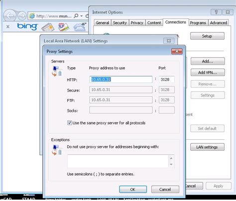 websayit the information blog how to set proxy settings in internet explorer ie
