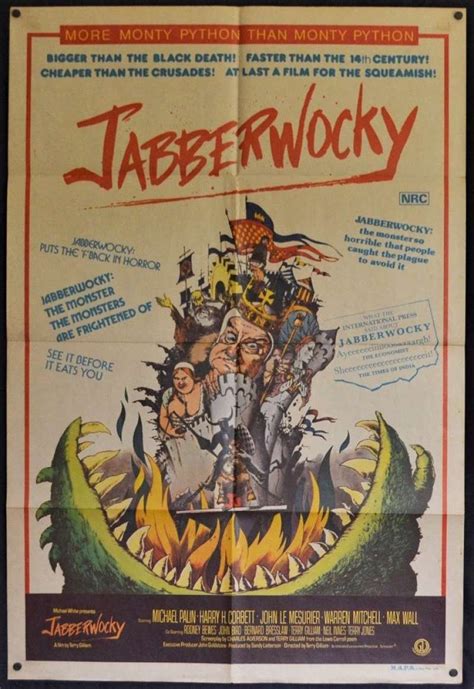 All About Movies Jabberwocky Poster One Sheet Original 1977 Monty