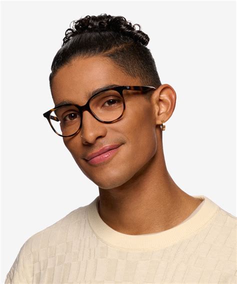 Ray Ban Rb4378v Round Tortoise Frame Eyeglasses Eyebuydirect