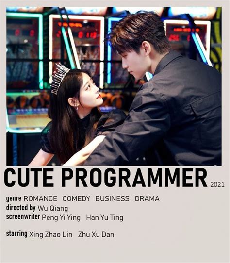 Cute Programmer Polaroid Poster Film Afişi Dramalar Kore Draması