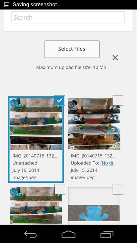 A Stroll Through The Media Library Grid View On A Nexus 5 40 Beta2