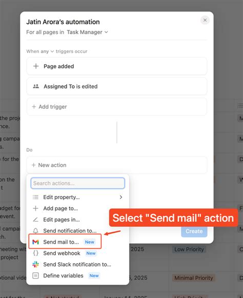 How To Automatically Send Emailsalerts Using Notion Automation