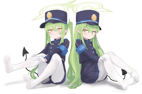 Nozomi And Hikari Blue Archive Drawn By Ass Danbooru