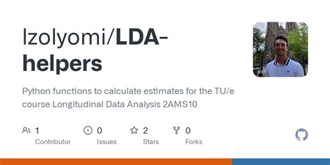 GitHub Lzolyomi LDA Helpers Python Functions To Calculate Estimates