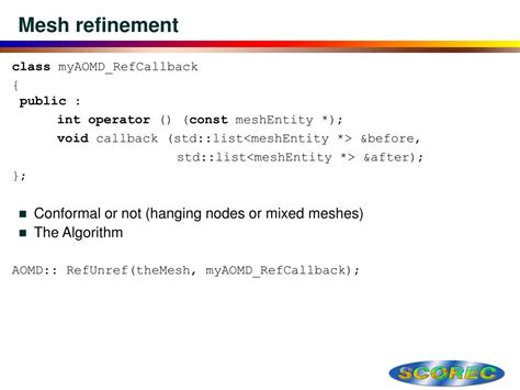Ppt Parallel Algorithm Oriented Mesh Database Powerpoint Presentation