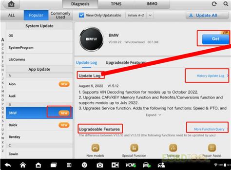 How To Use Autel Tablet New Update Interface