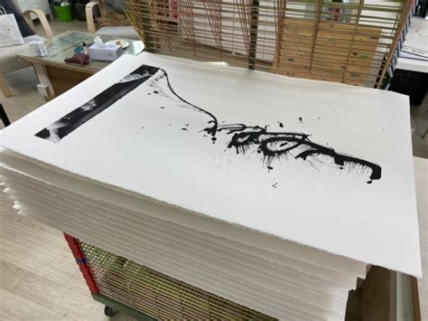 대구판화공방반월당 판화작업실대구취미미술프린트 그라운드 대구실크스크린 판화주문제작 대형작품 제작기 네이버 블로그