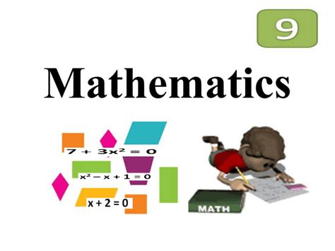 Quadratic Equations Introduction And Standard Form