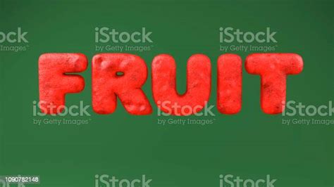 단어 과일 수 박 편지 흰색 배경에 고립 된에서 만든 3d 렌더링입니다 알파벳에 대한 스톡 사진 및 기타 이미지 알파벳 0명 3차원 형태 Istock