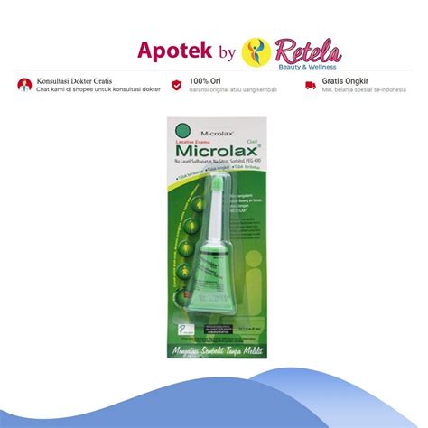 Jual Microlax Gel 5 Ml Shopee Indonesia