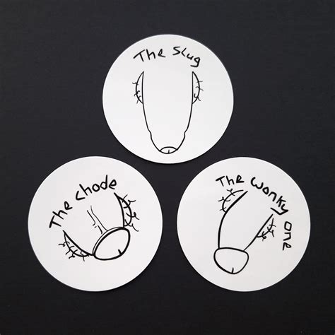 Hilarious Cock Stickers Funny Adult Humour Decals Vinyls From Huge Willys To Fat Chodes
