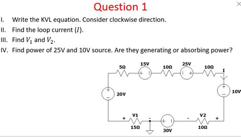 Solved Please Solve This Question Of Electrical Circuits