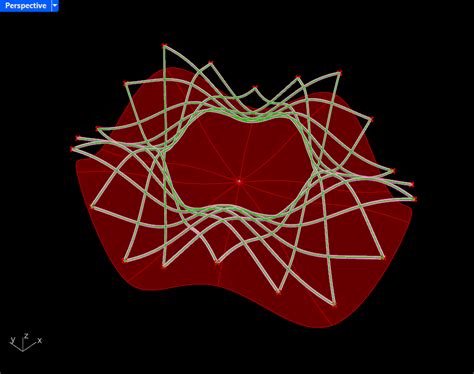 Projecting Curves On To Lofted Surface With Thickness Grasshopper Mcneel Forum