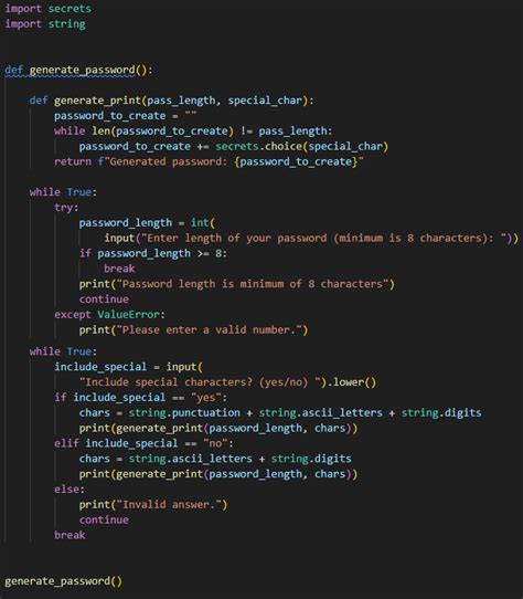 Password Generator Exercise Python Code With Mosh Forum