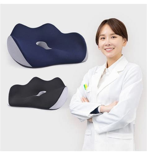 꼬리뼈 바른자세 방석 척추 쿠션 허리 골반 기능성 티몬