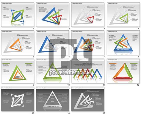 Triangles Collection For Powerpoint Presentations Download Now 00478